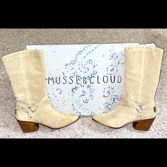 Musse & Cloud | Shoes | Nwtmusse Cloud Brown Suede Boots | Poshmark